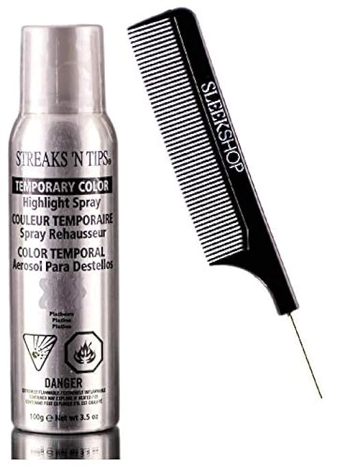 Amazon.com: Streaks 'N Tips TEMPORARY COLOR Hair Dye Highlight Spray ...