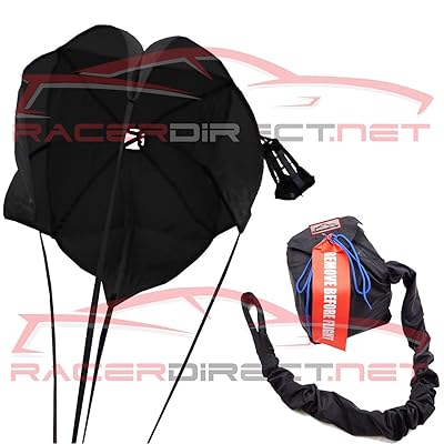Buy Racerdirect Parachute JR Dragster Spring Loaded Black Panels Drag ...