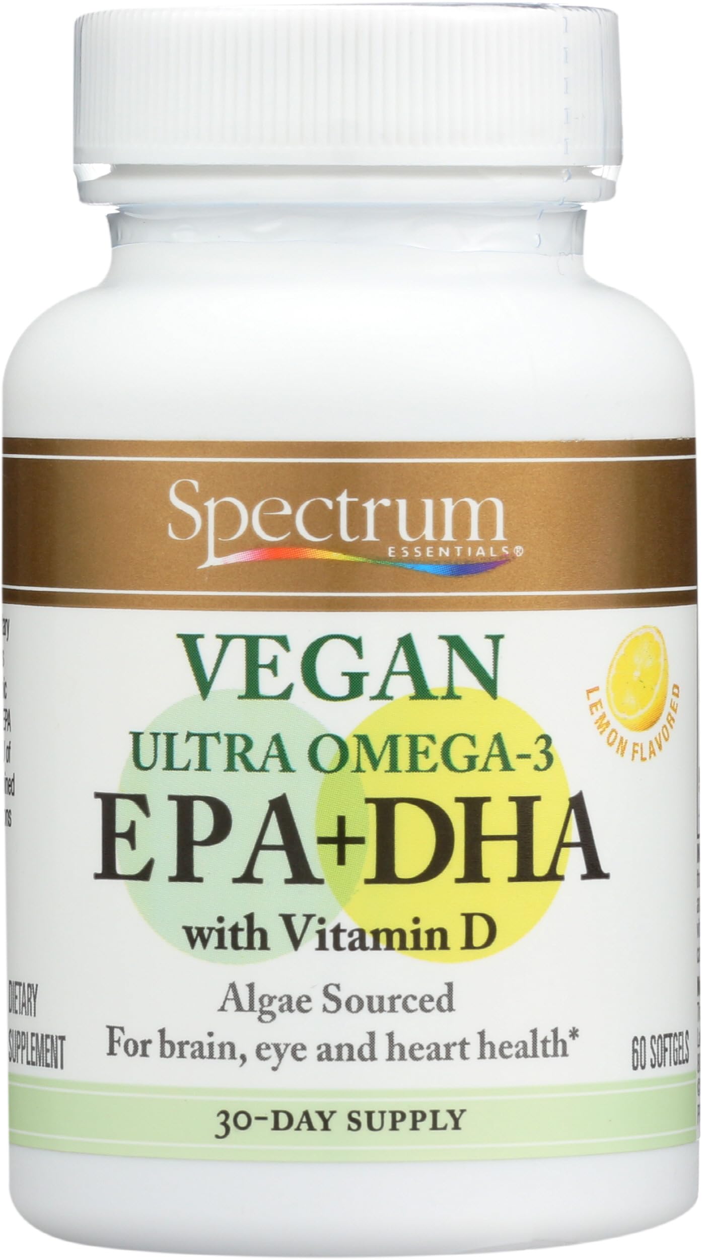 Mua Spectrum Essentials Soft Gels, Vegan Ultra Omega-3 EPA and DHA with ...