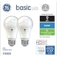 GE Basic LED Light Bulbs, 75 Watt, Daylight, A19 (2 Pack) - Amazon.com