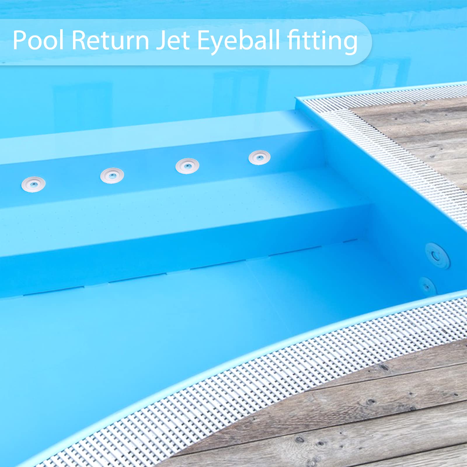 Mua 3 Pieces Pool Jet Nozzles, 3/4" Directional Flow Eyeball Inlet Jet ...