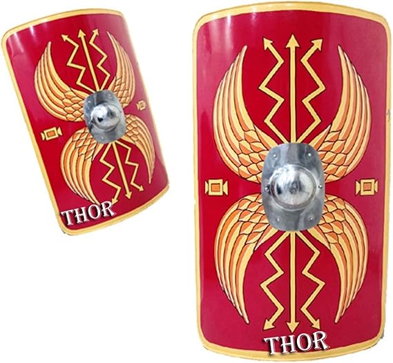 Amazon.com: Medieval Armor Roman Scutum Shield 42 Inches Tall ...