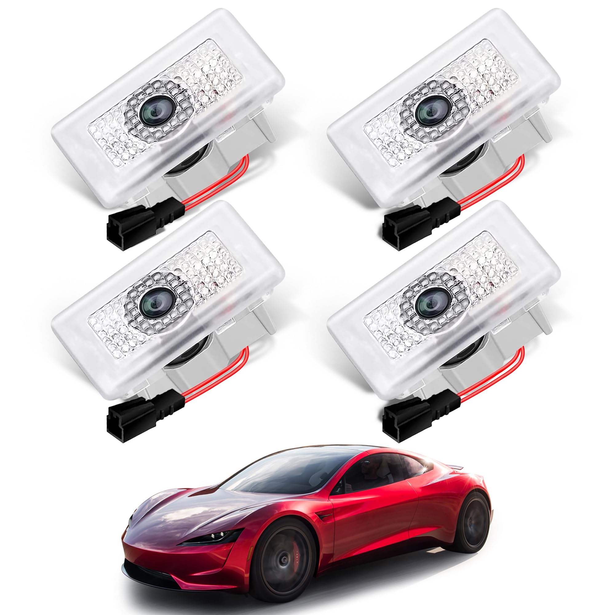 MEJELAKI Puddle Lights Compatible with Tesla Model 3/ S/Y/X 2024 ...