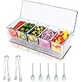 Amazon.com: FHJP Ice Chilled Condiment Caddy with 5 Containers ...