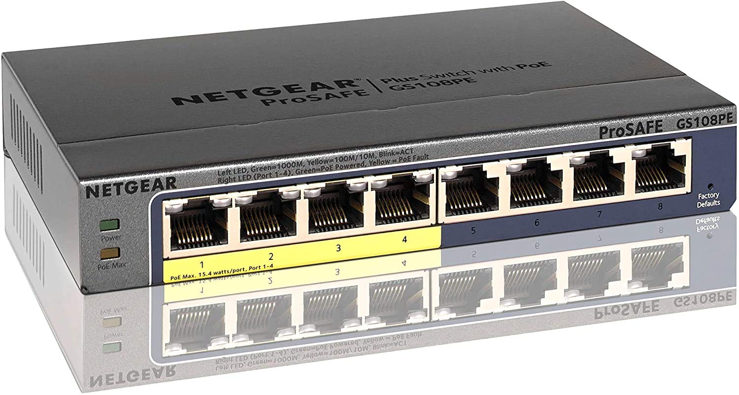 Mua Netgear Netgear GS108PE-300JPS Switching Hub, 8 Ports, 1G, PoE+ (53 ...