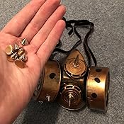 Amazon.com: HIBIRETRO Steampunk Metal Gas Mask with Goggles, Full Face ...