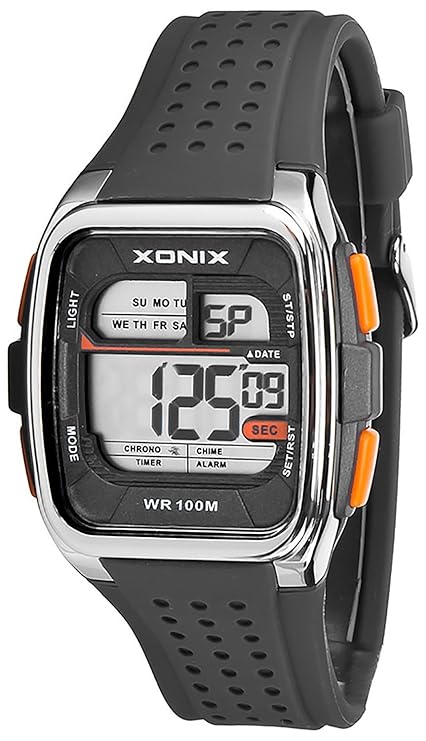 Eckige Sportliche XONIX Armbanduhr für Herren und Teenager wasserdicht ...
