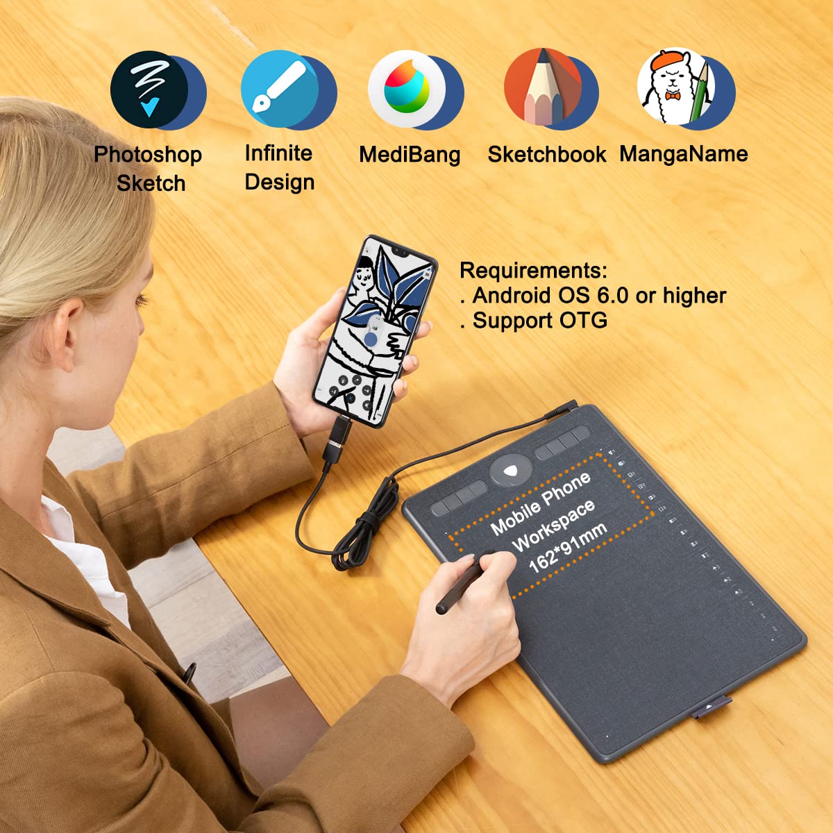 Mua Digital Drawing Tablet GAOMON M1230 Graphics Tablet 12 Inch Drawing ...