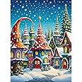 Amazon.com: LWZAYS Chirstmas Paint by Numbers Kits for Adults, House Paint by Numbers Kits on ...