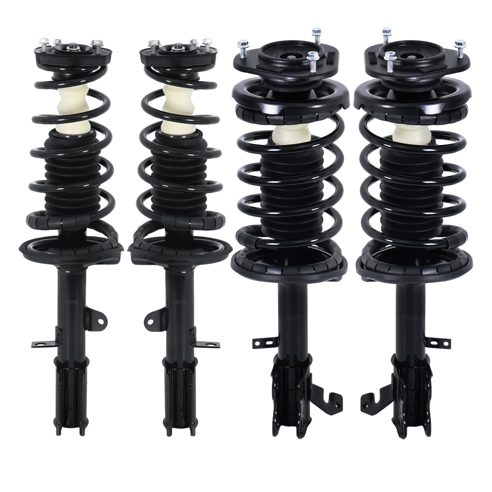MOSTPLUS Front and Rear Complete Strut Spring Assemblies Shock ...