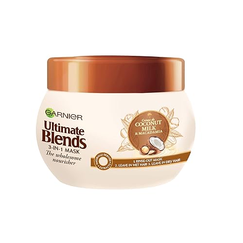 Garnier Ultimate Blends Coconut Milk Dry Hair Treatment Mask, 300 ml in ...