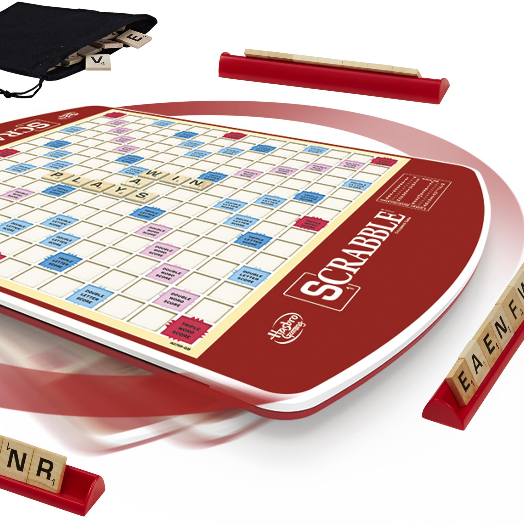 Mua Hasbro Gaming Scrabble Deluxe Edition Letter Tiles Word Game ...
