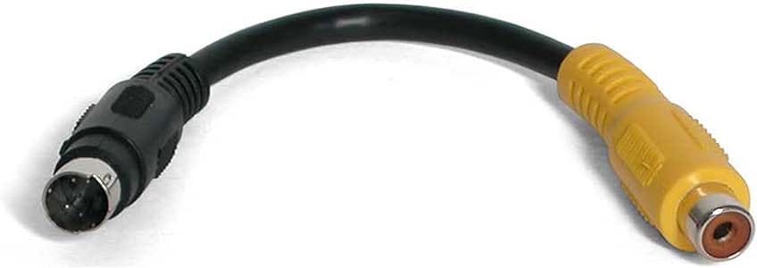 Amazon.com: StarTech.com 6 in. S Video to Composite Video Adapter Cable ...