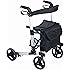 EC X FOLD Lightweight folding rollator walking frame with seat and bag ...