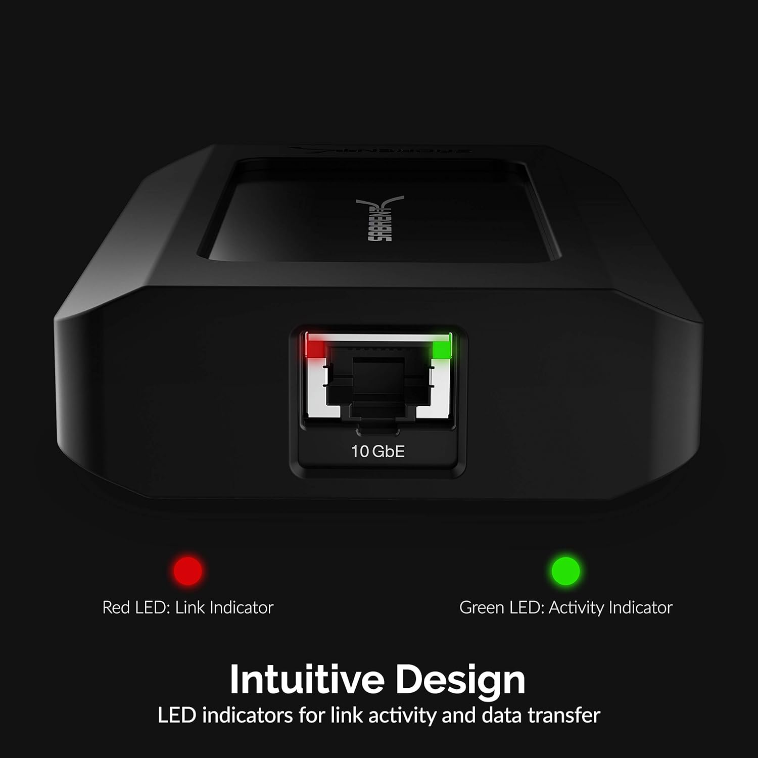 Sabrent Thunderbolt 3 to 10 Gbps RJ-45 Ethernet Adapter (TH-S3EA) – BigaMart
