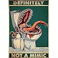 Amazon.com: New Metal Sign Definitely Not A Mimic Vintage Metal Tin ...