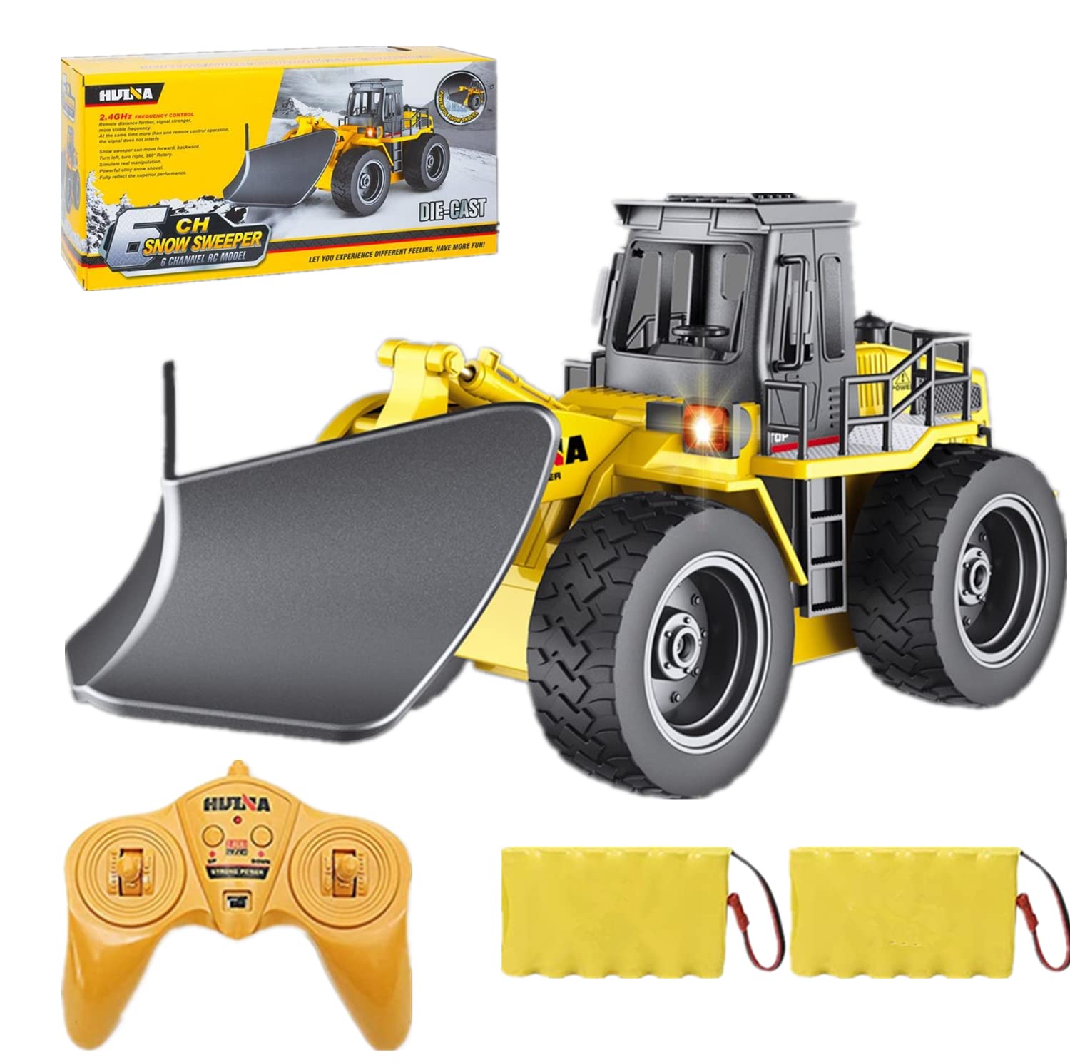 Snow Plow 1/18 RC Front Loader Tractor 2.4Ghz Construction Vehicles ...