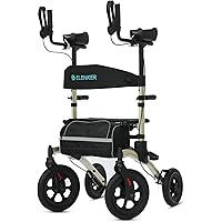 Amazon.com: ELENKER All-Terrain Upright Rollator Walker, Stand up ...