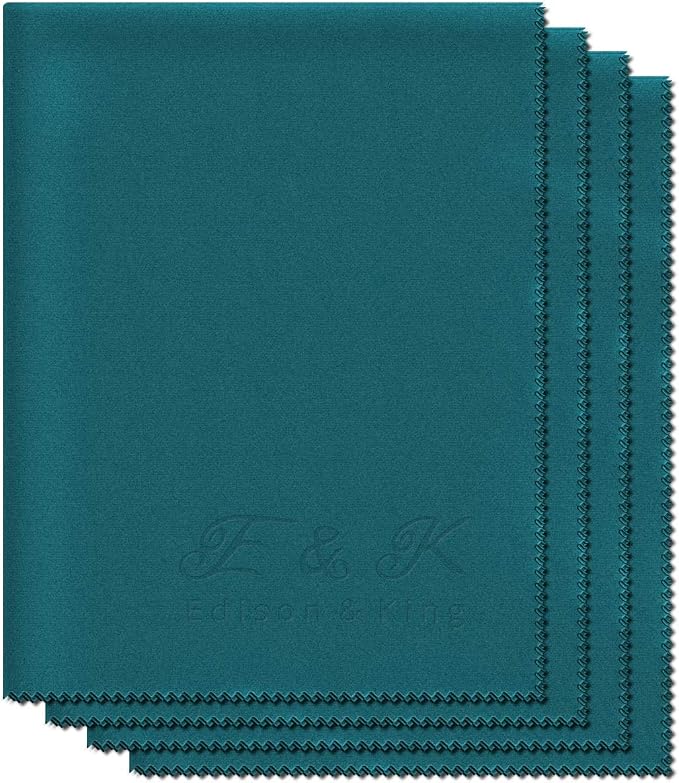Extra Large Microfibre Cleaning Cloth Pack Of 4 Soft Glasses 