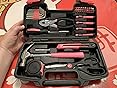 40-Piece All Purpose Household Pink Tool Kit for Girls, Ladies and ...