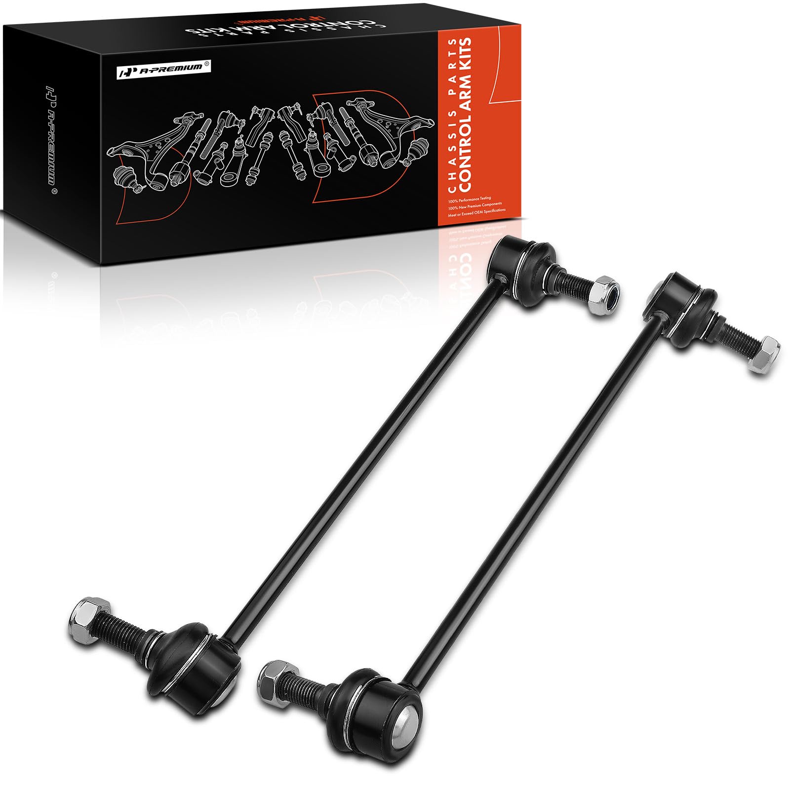 A-Premium 2 x Front Sway Bar Links Stabilizer Bar Links, Compatible ...