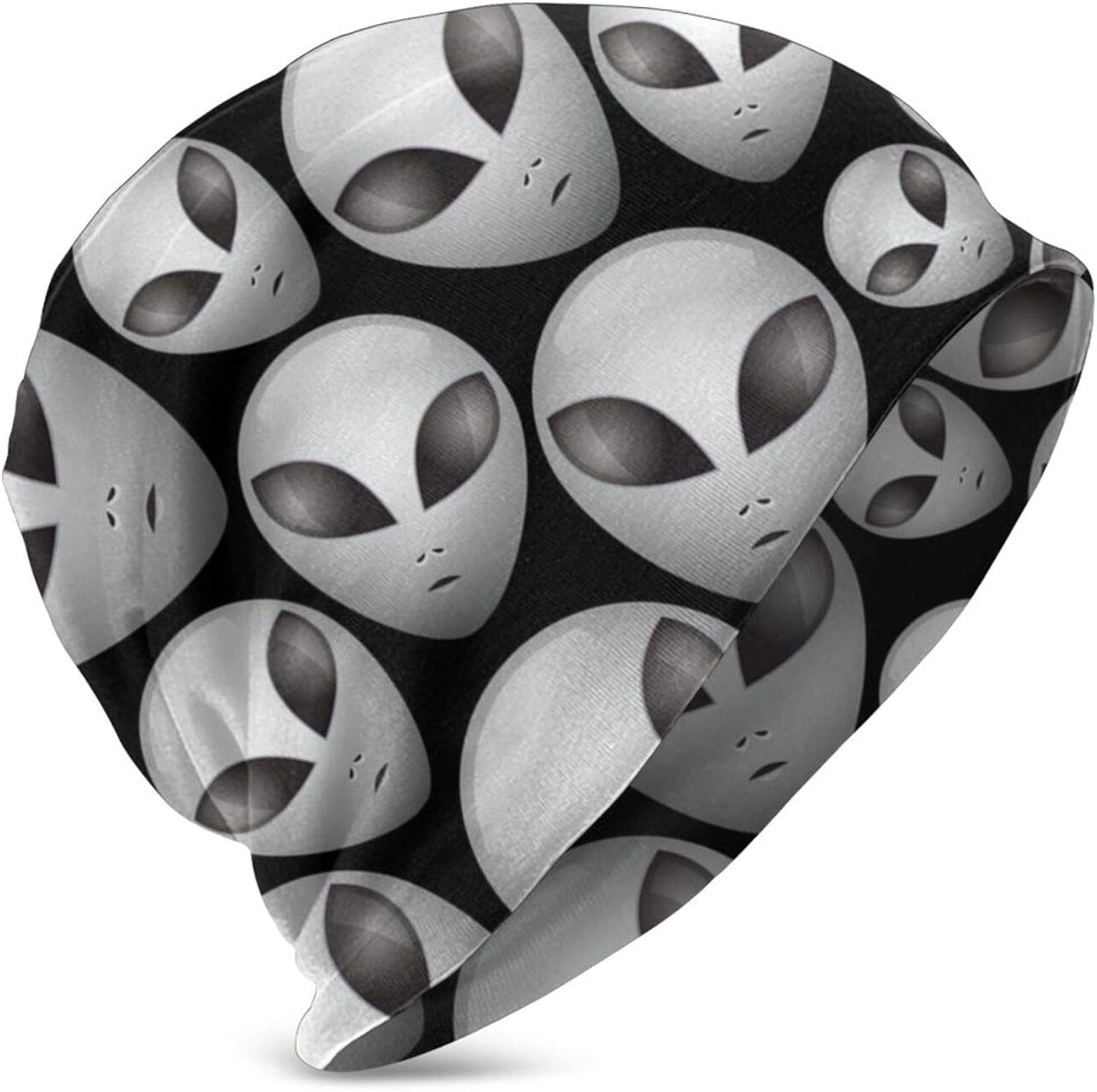 Alien Head Daily Beanie Hat Childrens Skull Cap Funny Winter Hat 3-15 Y ...