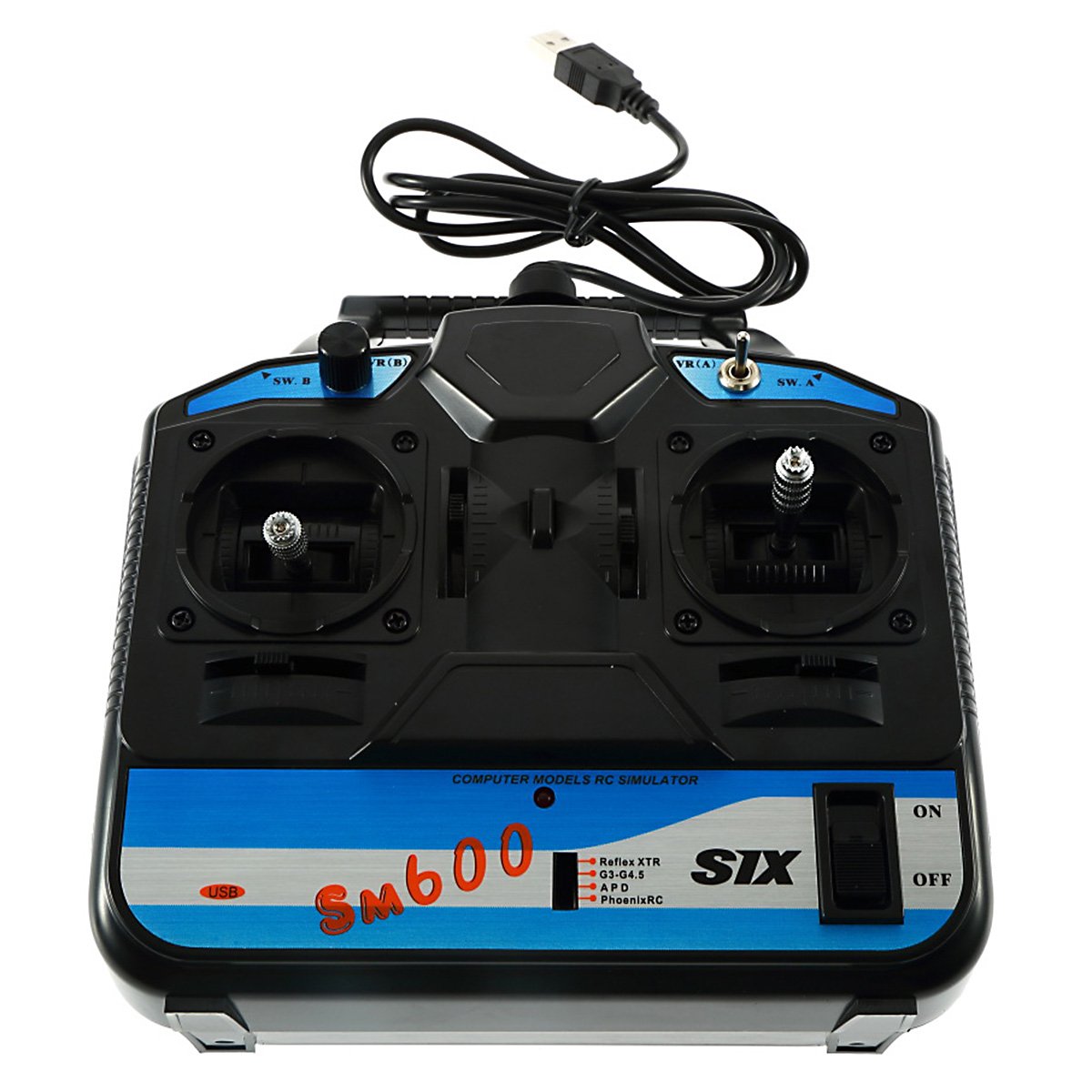 Flysky FS-SM600 6CH USB simulator For Airplane mode 2: Amazon.co.uk ...