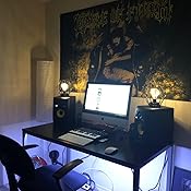 SHW Home Office 48-Inch Computer Desk, Black: Amazon.ca: Home & Kitchen