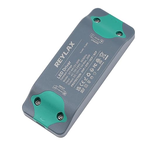 REYLAX 12V 30W Slim LED Power Supply Driver - 100/240V AC to 12V DC ...