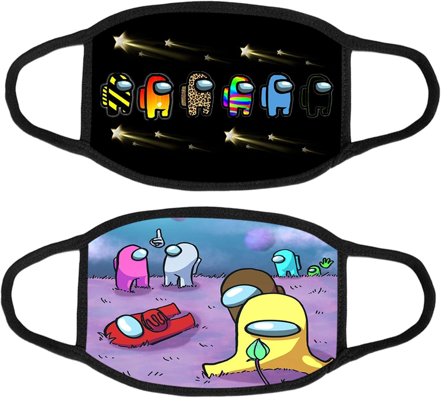 2-Pack Among us Mask Face Protection Washable Reusable Dust Mask for ...