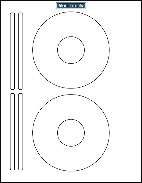 Amazon.com : 500 CD/DVD Labels Compatible with The Word 5931 Template ...