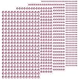Amazon.com: 1792 Pcs Self-Adhesive Pink Rhinestone Stickers Hair Jewels ...