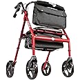 Amazon.com: Hugo Mobility 700-961 Foldable Rollator Walker with Seat ...