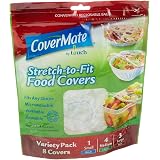 Amazon.com: Covermate Stretch-to-fit Food Covers 3 pack : Health ...