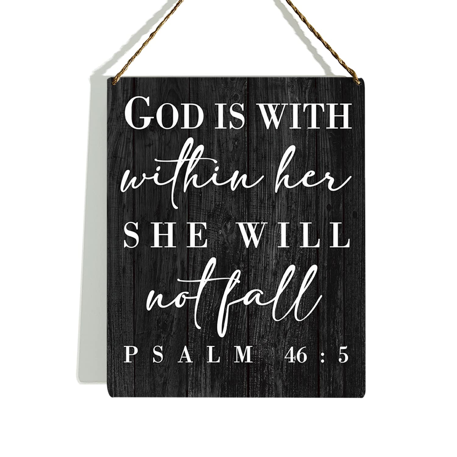 Christian Wall Decor, Bible Verse Wall Decor Wooden Hanging Sign ...
