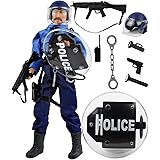 Amazon.com: Click N' Play Military Parajumper PJ Swat Team, 12-Inch ...
