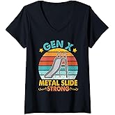 Amazon.com: Funny Gen X Generation Sarcasm Gen X Metal Slide A Strong T ...