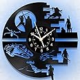 Amazon.com: Vinyl Record Clock Star Science Fiction Film Wall Clocks ...