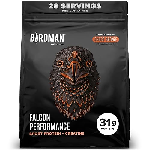 Birdman Falcon Performance Vegan Protein Powder, 31g Protein, 5g ...