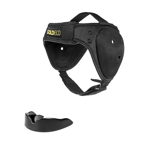 Gold BJJ Headgear for Jiu Jitsu, Wrestling, and MMA - Cauliflower Ear ...