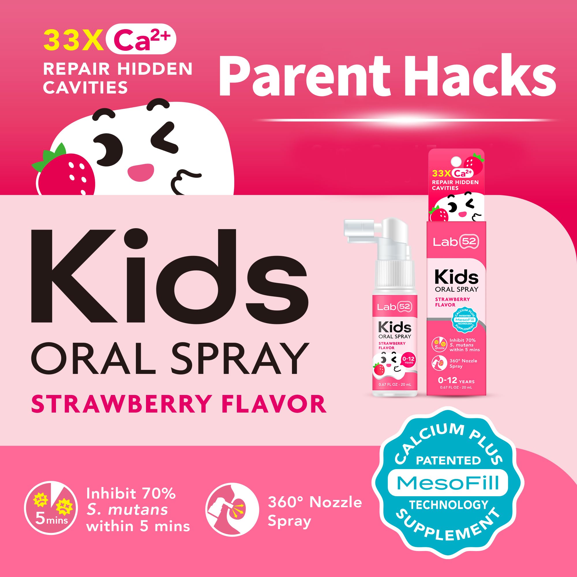 Mua LAB52 Kids Oral Spray, Toddler Toothpaste Helper for Cavity Repair ...