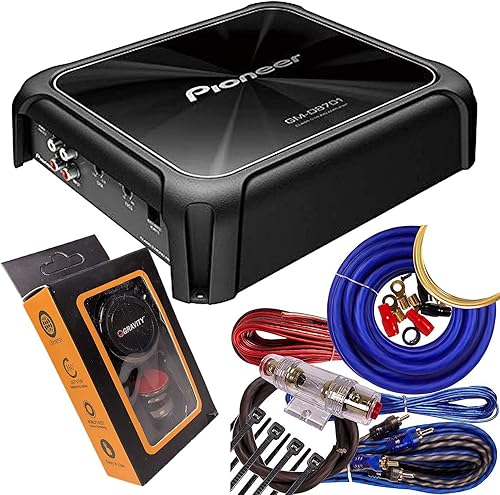 Pioneer GM-D8701 1600 Watts Class D Mono Amplifier with Wired Bass ...