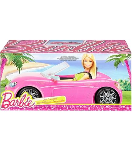 Barbie Fiat Car And Doll Playset
