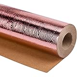 Amazon.com: WRAPAHOLIC Wrapping Paper Roll - Sparkle Rose Gold with ...