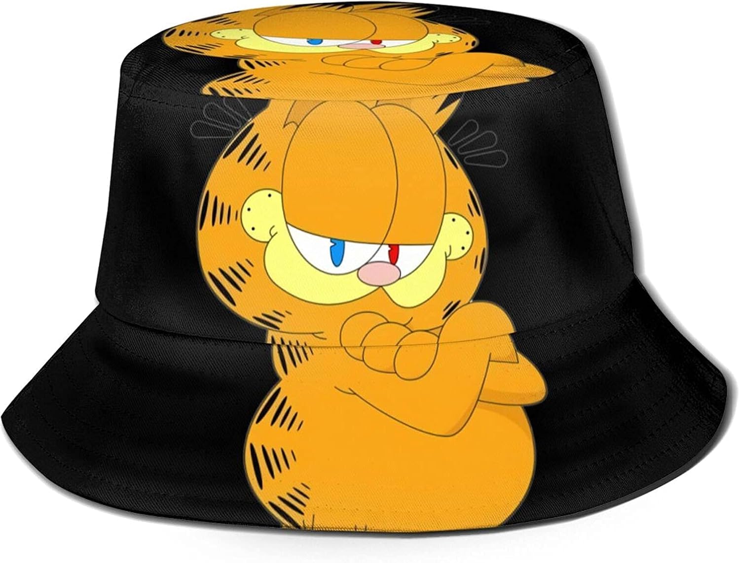 Garfield by Chris Fisherman Cap Unisex Bucket Hat Summer Sun Protection ...