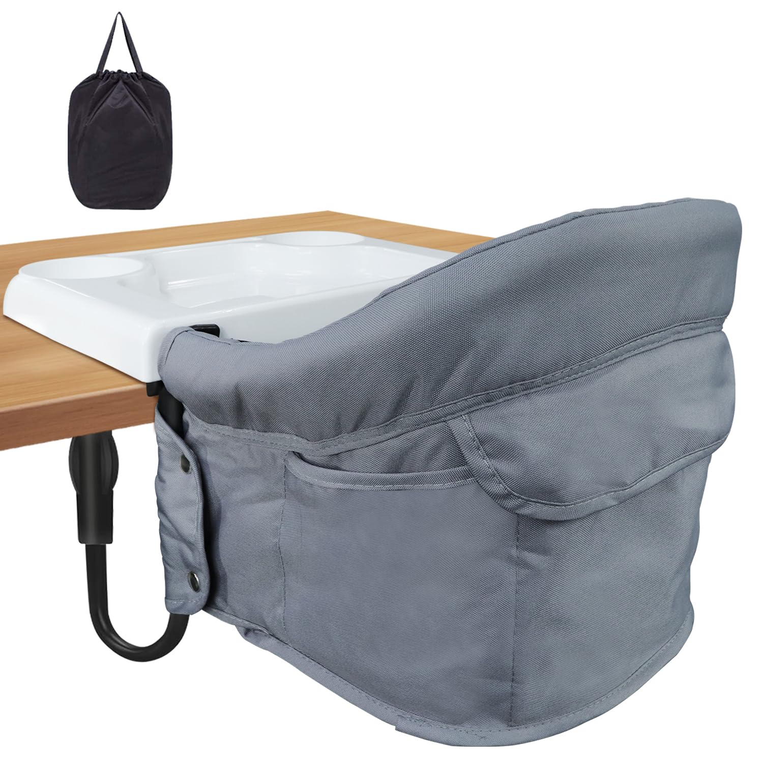 Mua Hook On High Chair, Ravmix Clip on High Chair with Removable Dining ...