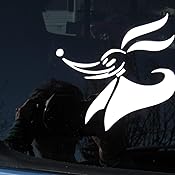 Amazon.com: SoCoolDesign Zero Dog Nightmare Before Christmas Car Window ...