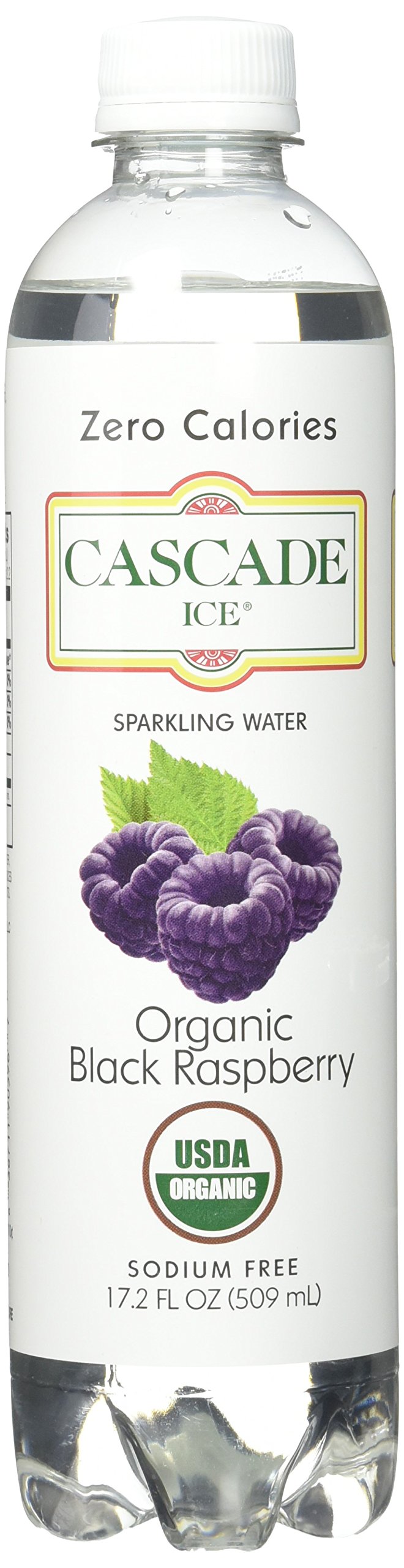 Cascade Ice Organic Sparkling Water, Pomegranate, 17.2 Fluid Ounce (Pack of 12): Amazon.com ...