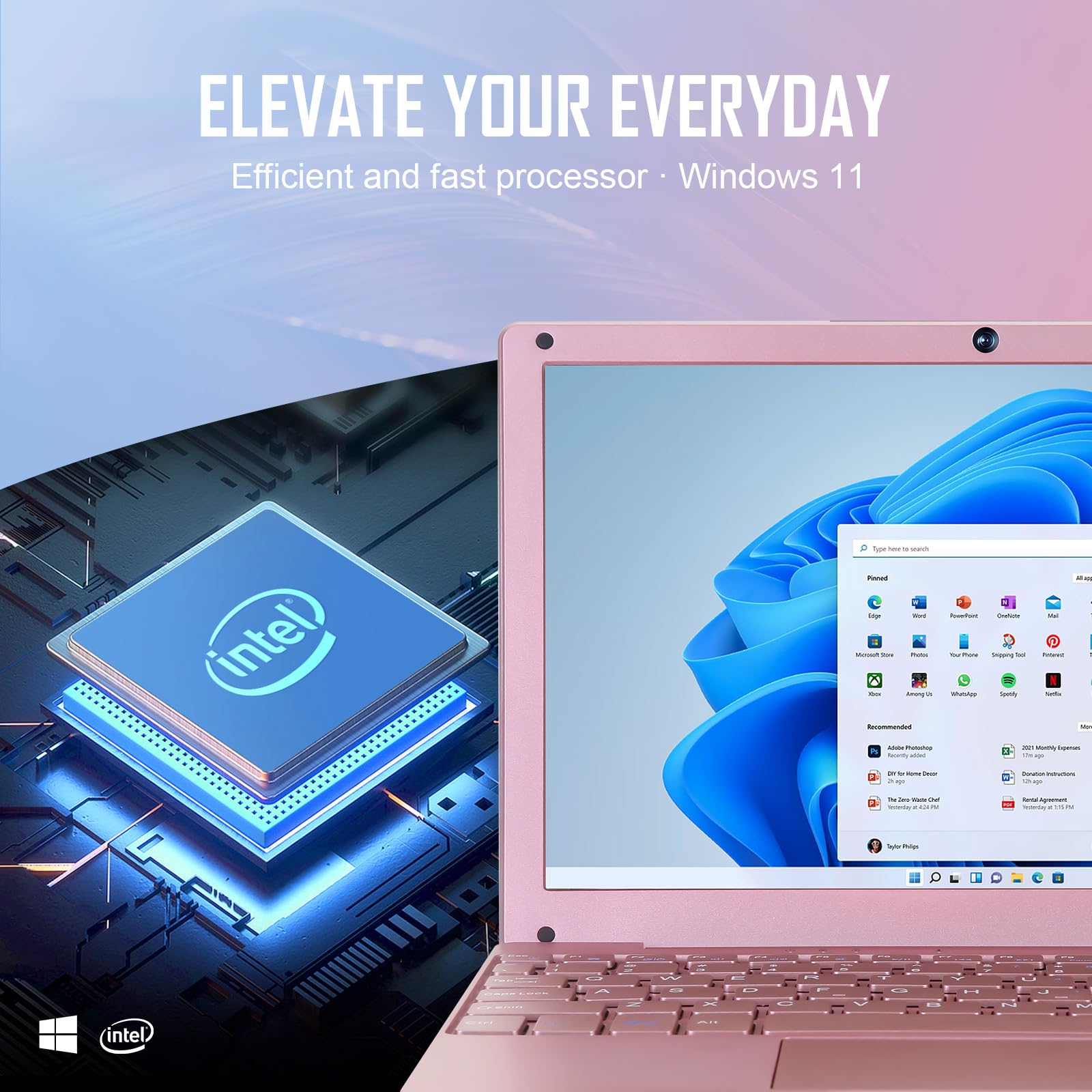Mua G-Anica Windows 11 Laptop Computer, 8GB RAM 128GB ROM, Intel ...