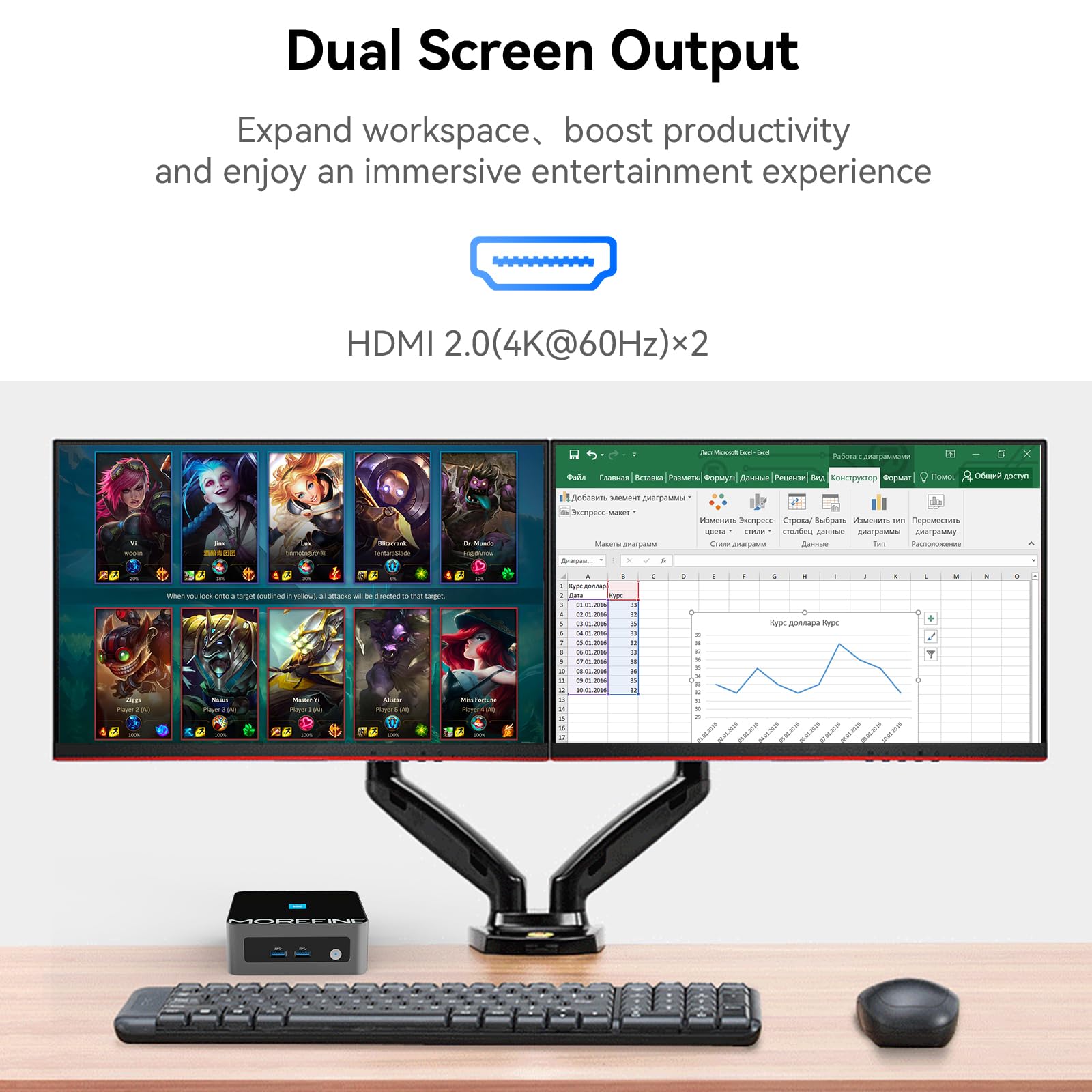 Mua MOREFINE M9 Mini PC Windows 11 Pro, 12th Gen AlderLake N100(Up to 3.4GHz) Mini Computers ...